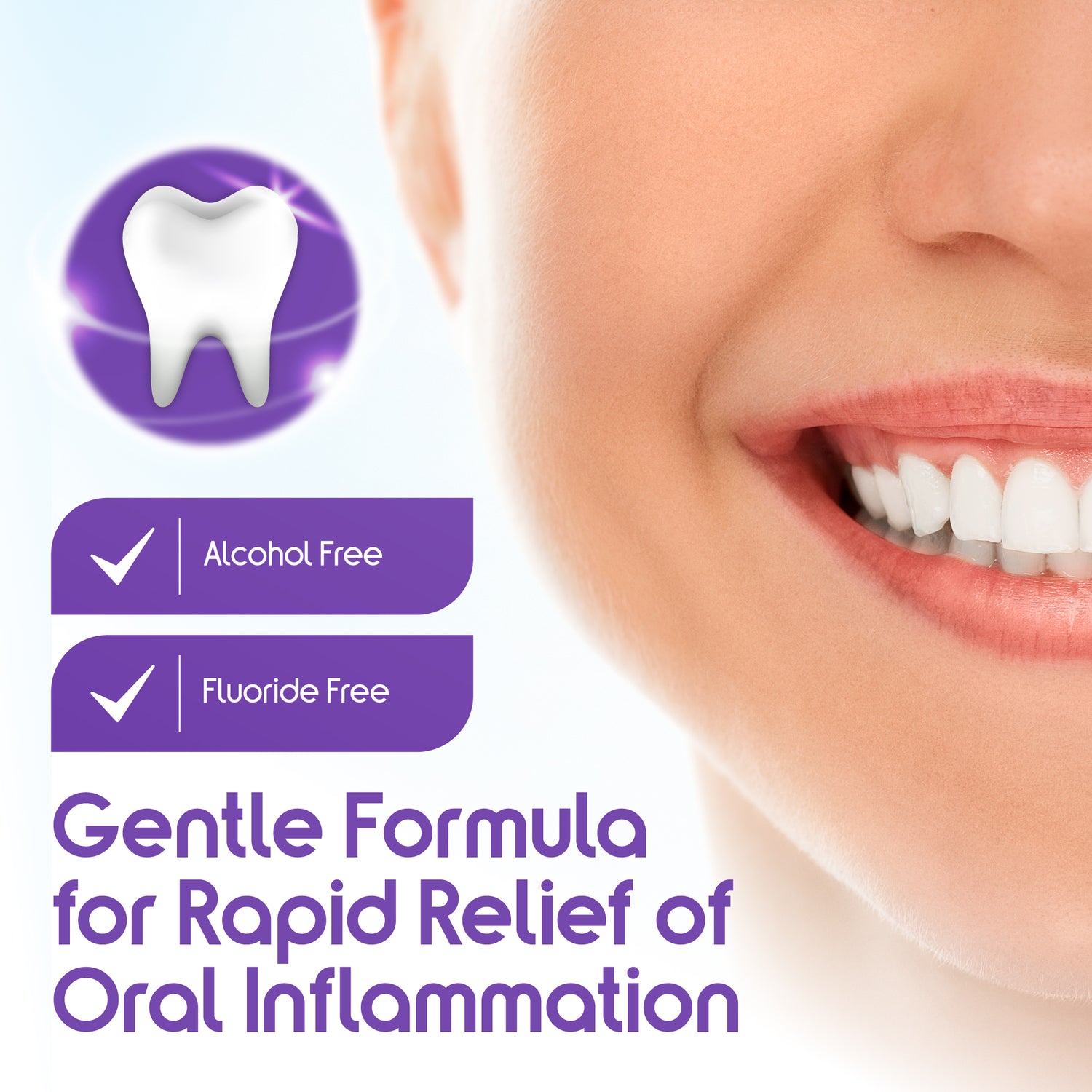 ioRinse MR - Maximum Relief Oral Rinse - 1 liter bottle