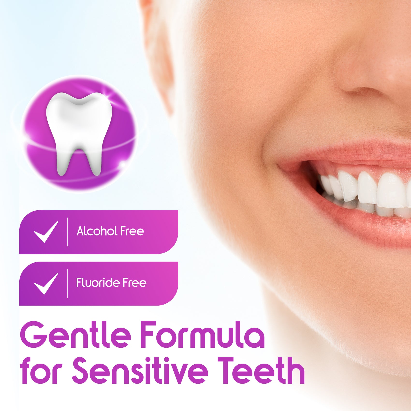 ioRinse™ RTU Ready-To-Use Mouth Rinse - Soft Mint - 1L Bottle